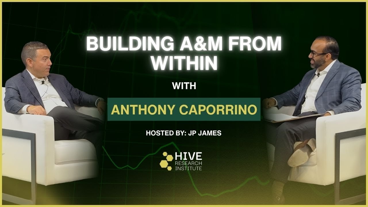 HRI | Speaker Series | Anthony Caporrino | On Building A&M from Within ...