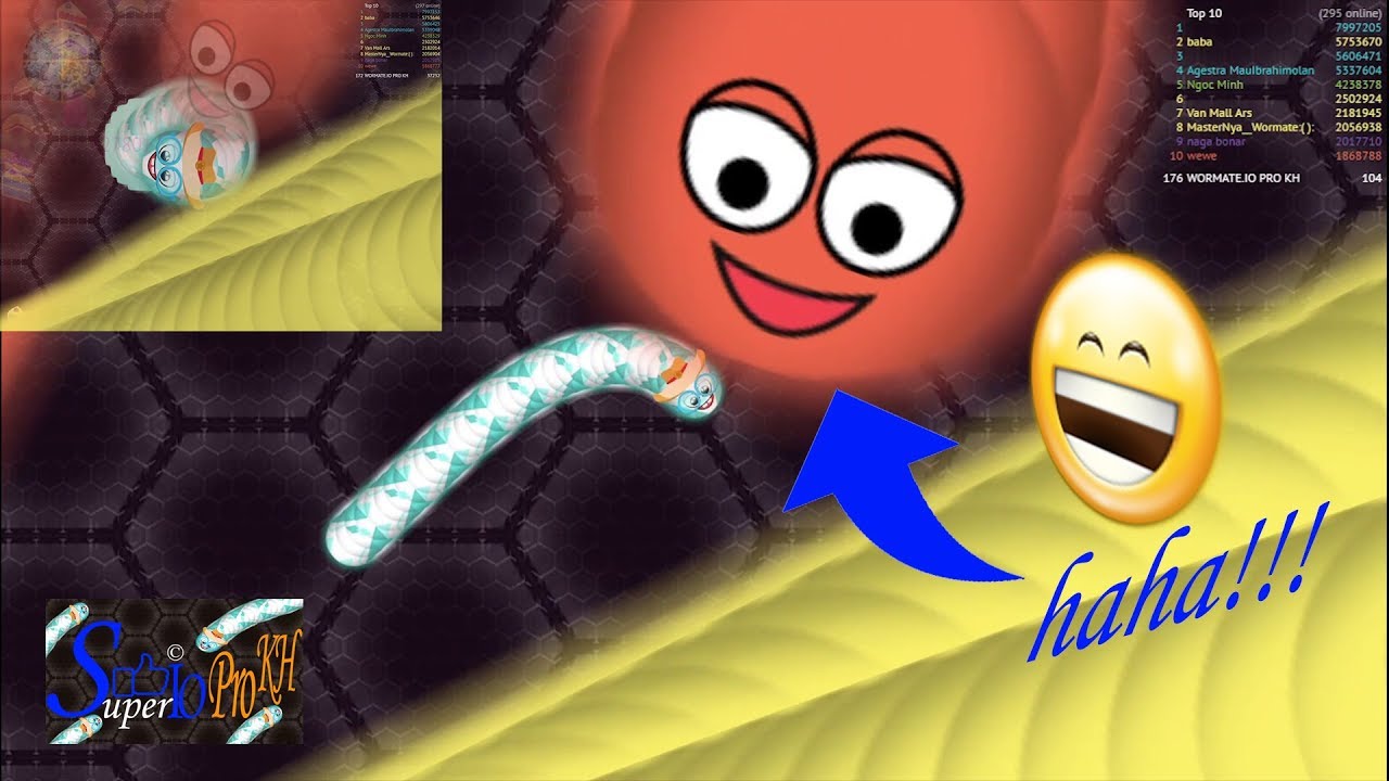 Wormate.io The Best Growing Worm with The Amazing Skills - Gameplay ...