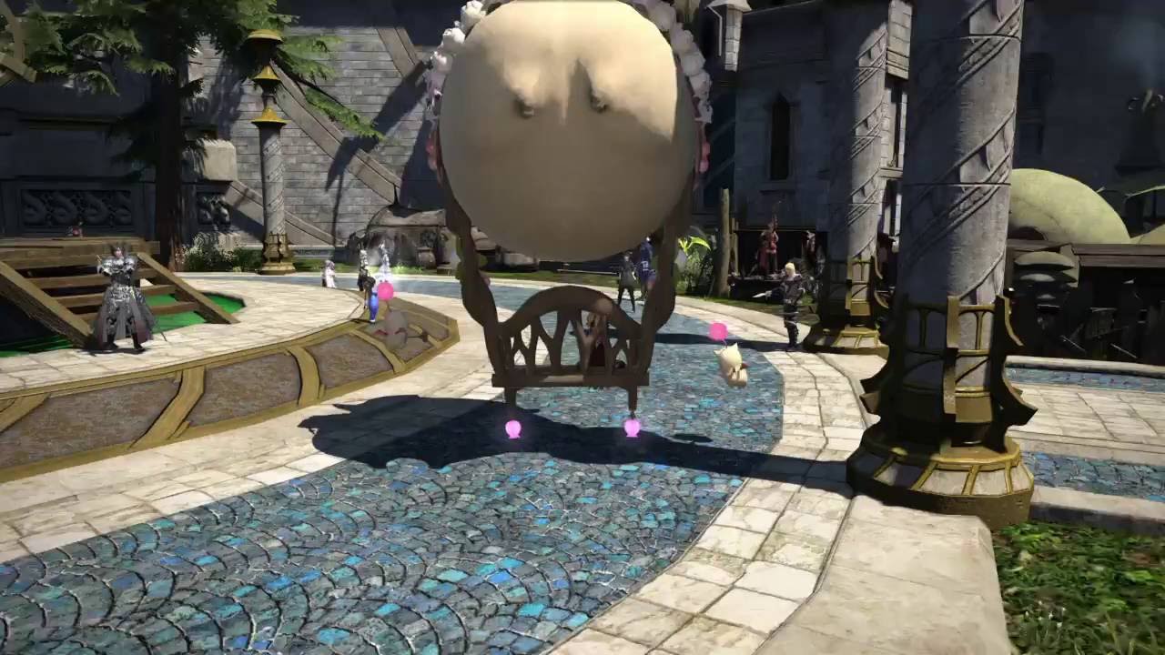 fat moogle Idyllshire strolling_plummet frame rate[PS4] - YouTube