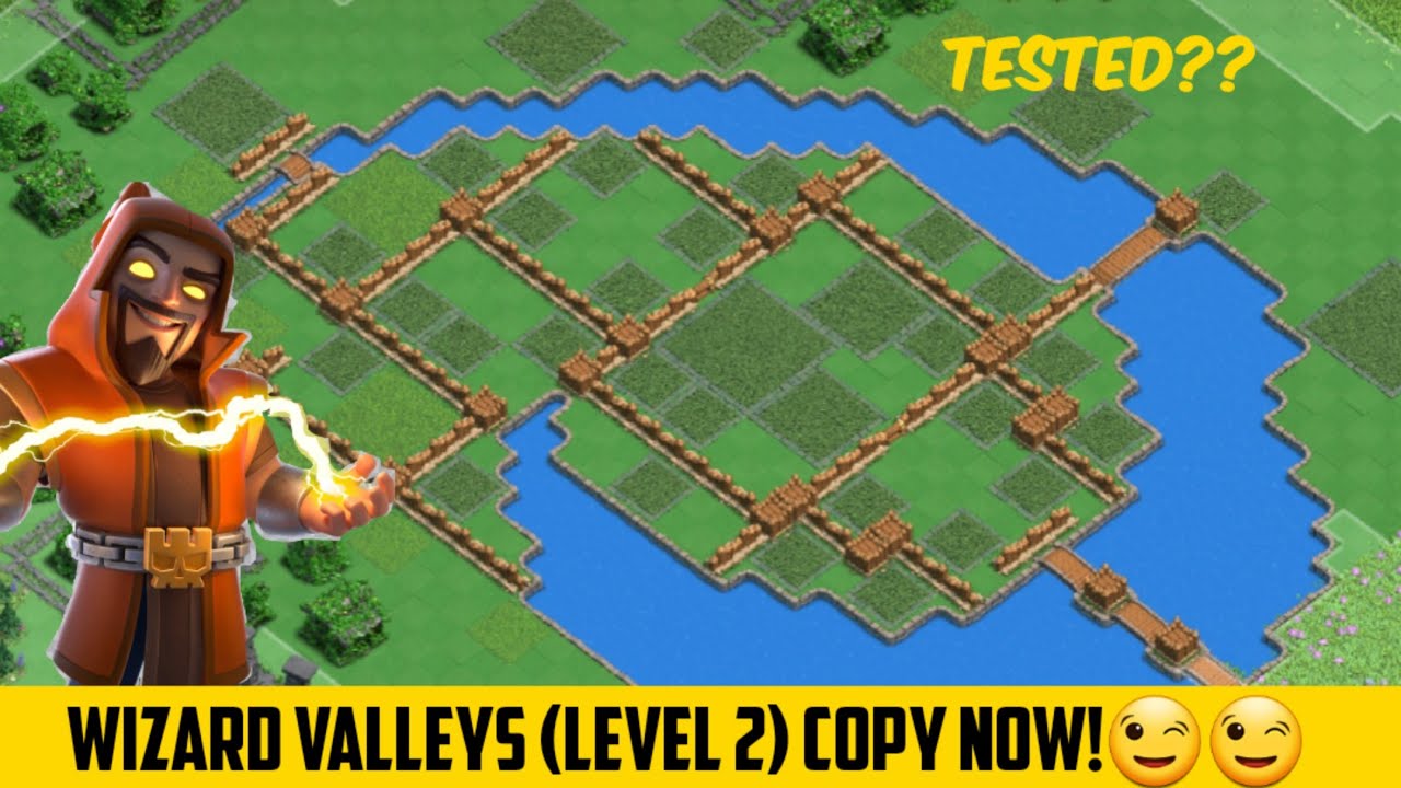 Wizard Valley (Level 2) Best Layout - Copy Now! - YouTube