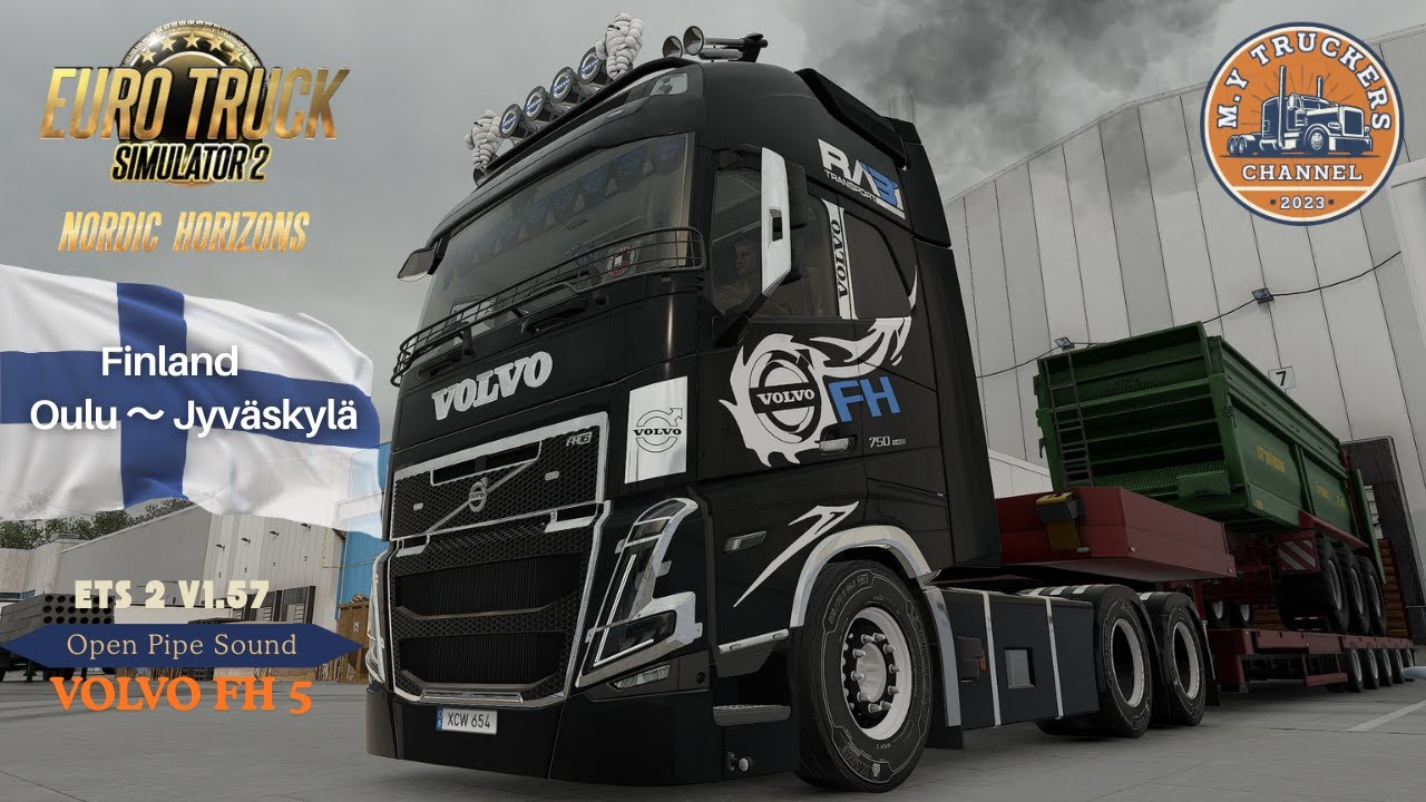 Volvo FH5 RABI Transport Skin Mod ETS2 v1.57｜POV Truck Driving｜Slav ...