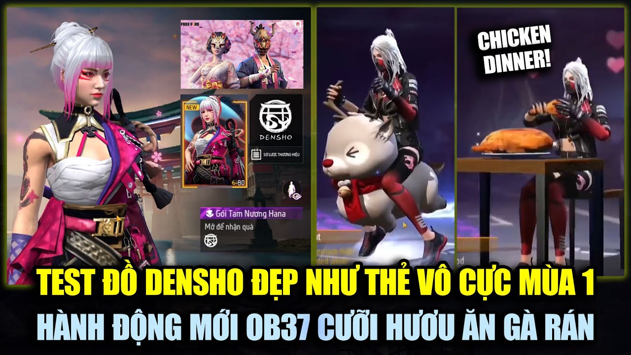 Test Đồ DENSHO Mới Đẹp Như TVC Mùa 1 - Toàn Bộ Hành Động Siêu Hài OB37 ...