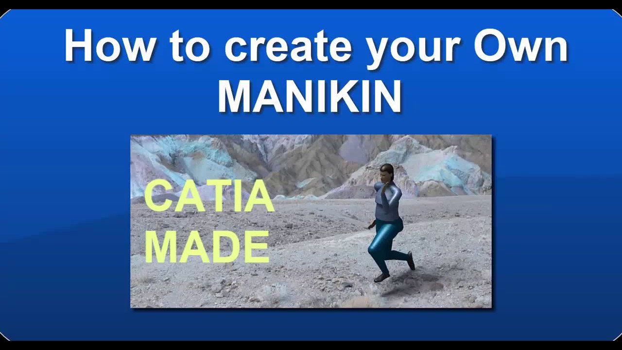 Human body in Catia - YouTube