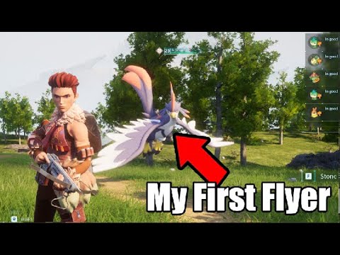 Catching My First Flyer In Palworld - YouTube