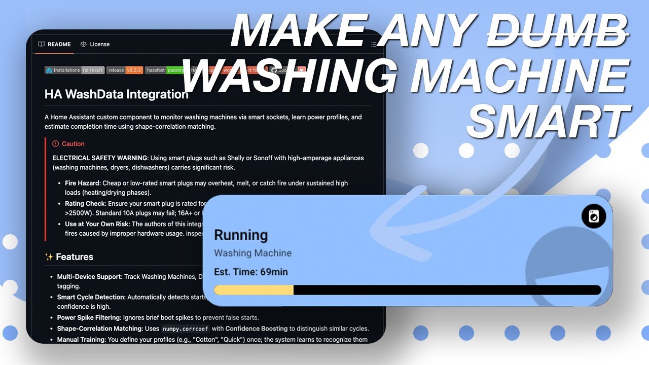 Make your DUMB washing machine SMART - YouTube