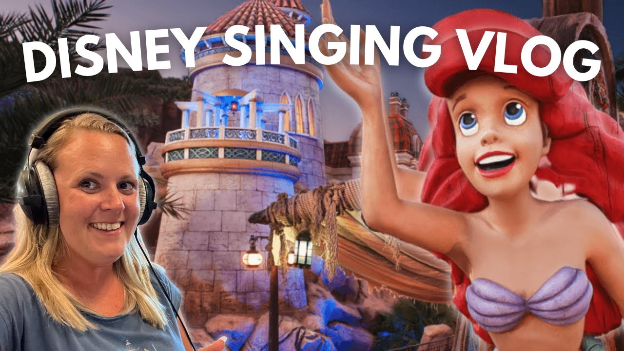 WALT DISNEY WORLD 🧜‍♀️ Journey of The Little Mermaid Ride @ Magic ...