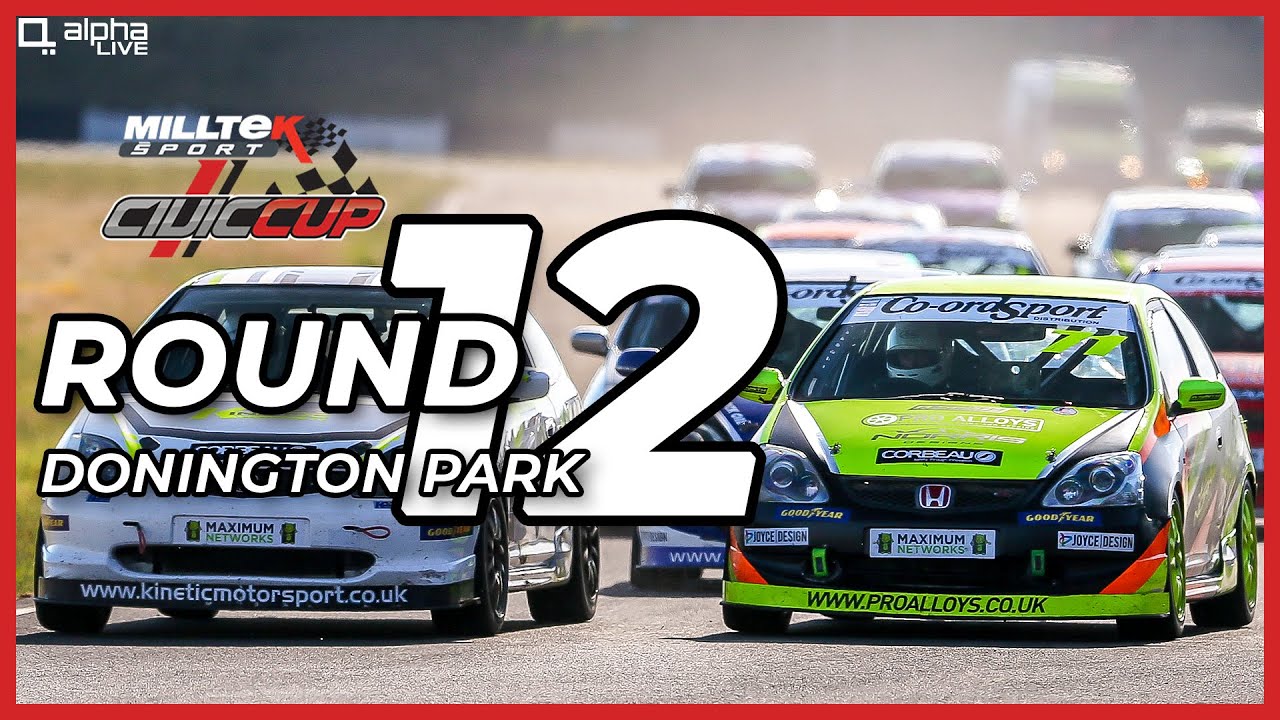 Milltek Sport Civic Cup | Round 12 | LIVE from Donington Park - YouTube