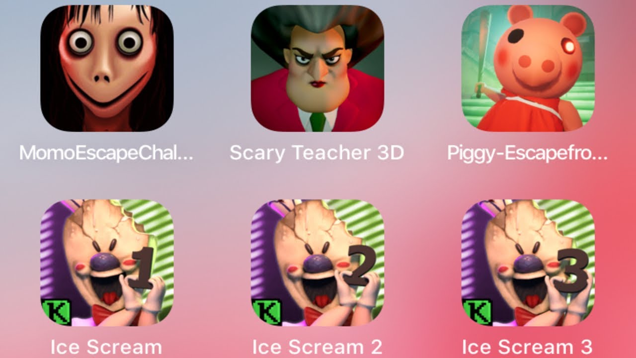 scary teacher 3d ice scream 2 fgteev hello neighbor 3 gaming youtube ...