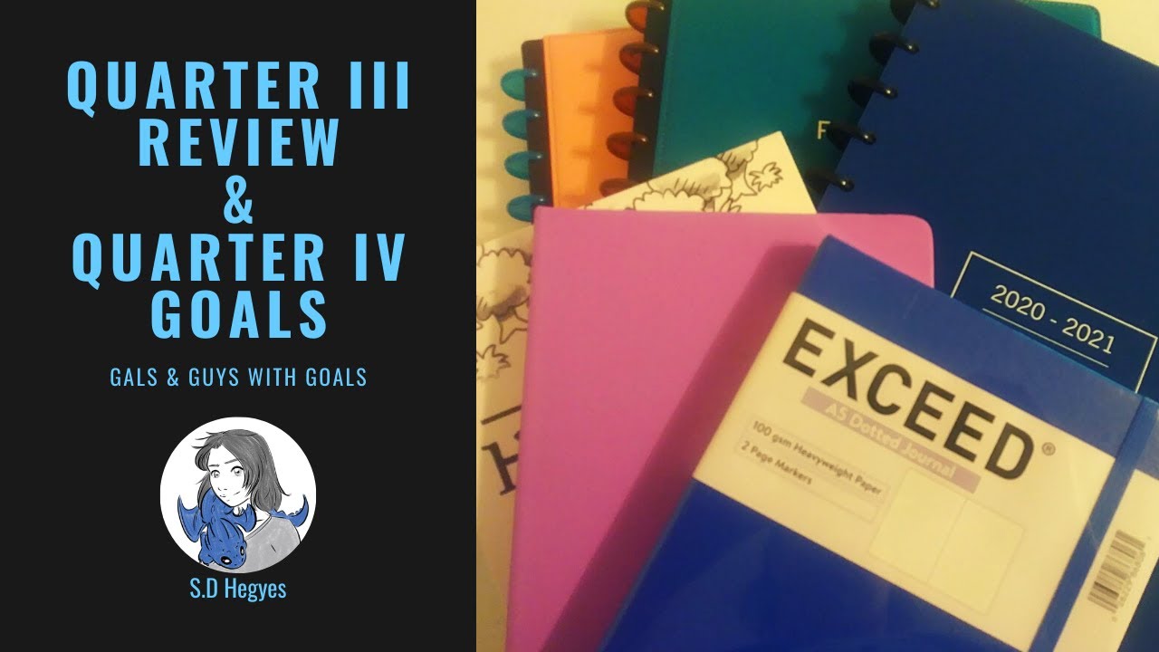Quarter III Review & Quarter IV Goals | Gals and Guys with Goals - YouTube