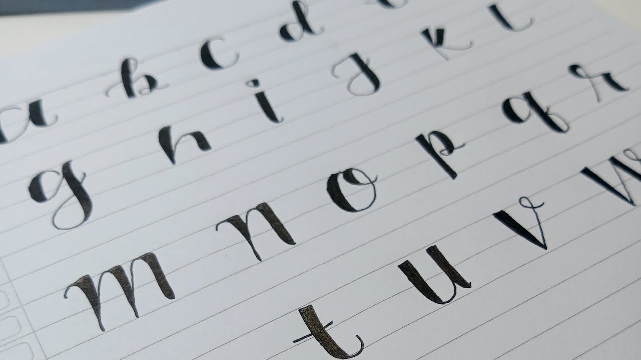 Cara Lettering Menggunakan Bolpen Simpel | Lettering Modal Bolpen Murah ...