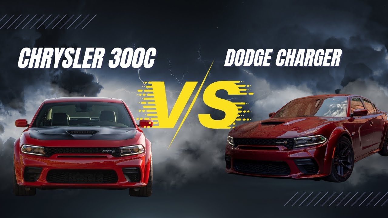 2023 Chrysler 300C vs Dodge Charger Scat Pack: Performance Showdown ...