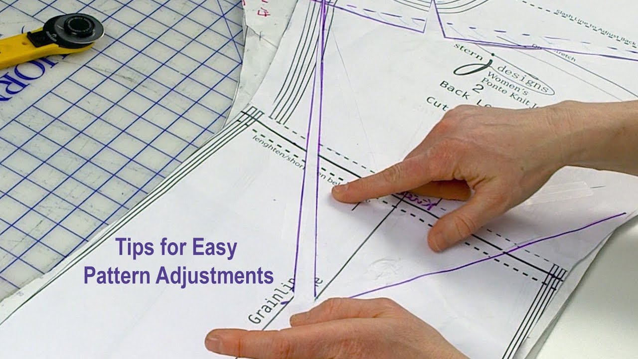J Stern Designs l Tips for Easy Pattern Adjustments + Ponte Knit Jean ...