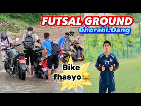 Futsal khelna jada bike khola ma fhasyo😂 ⁠@BISHALKHADKA339 - YouTube