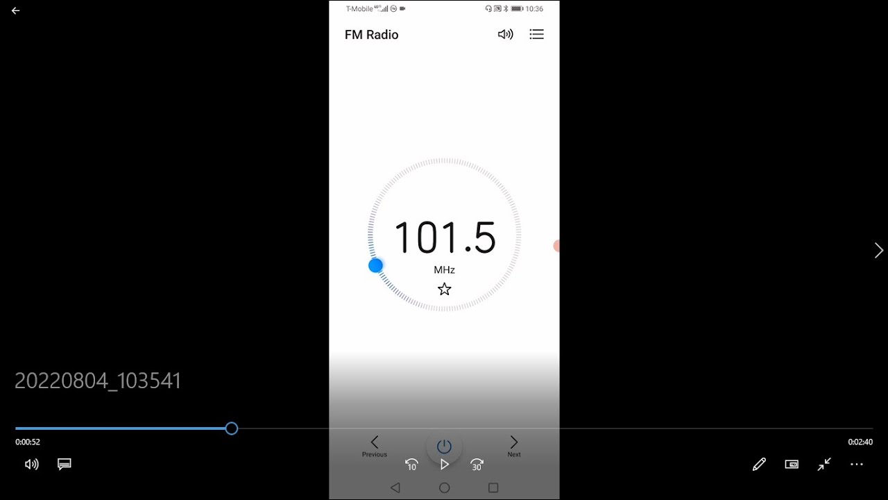 Smartphone FM tuner with earbuds dipole antenna - WKXW New Jersey 101.5 ...