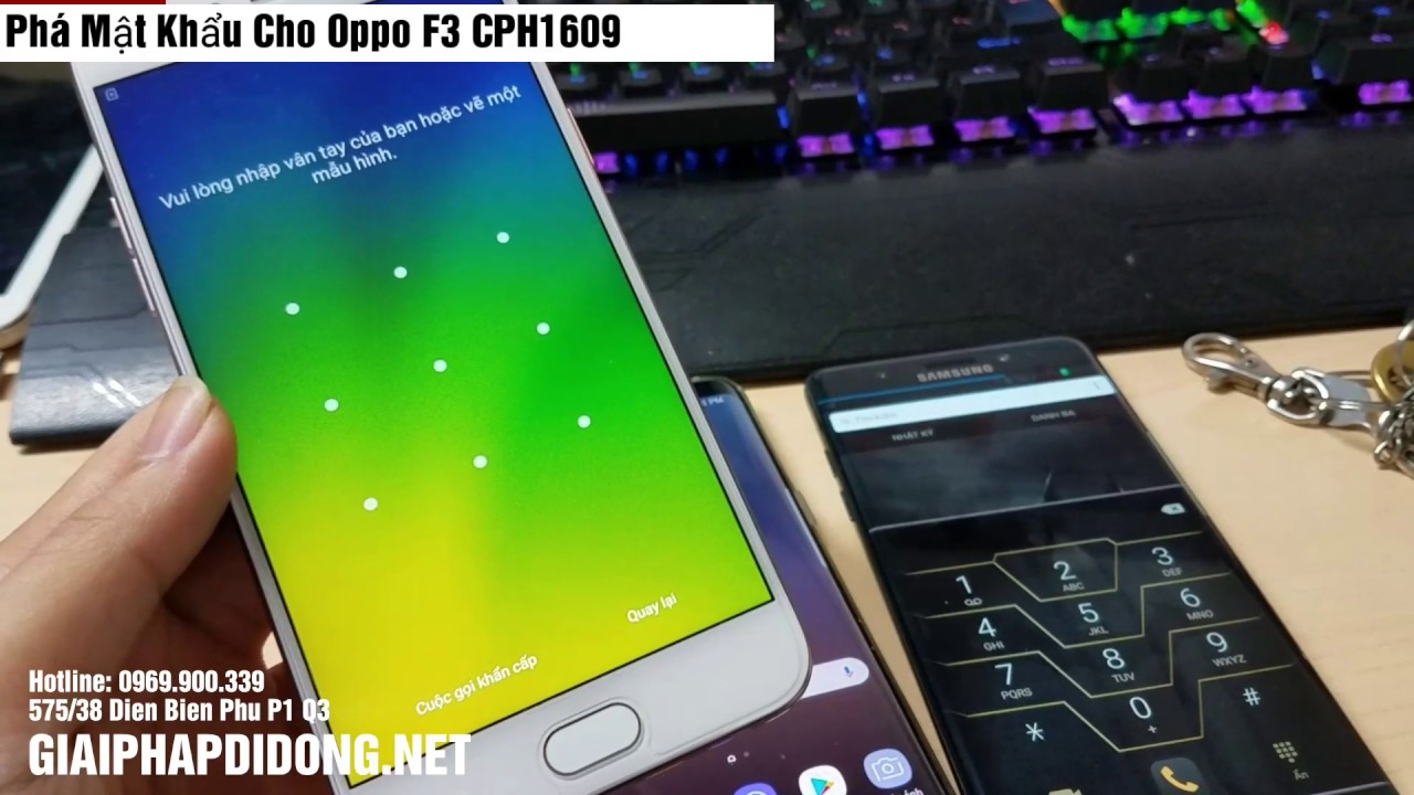 Up rom phá mật khẩu Oppo F3 CPH1609 lấy liền - YouTube