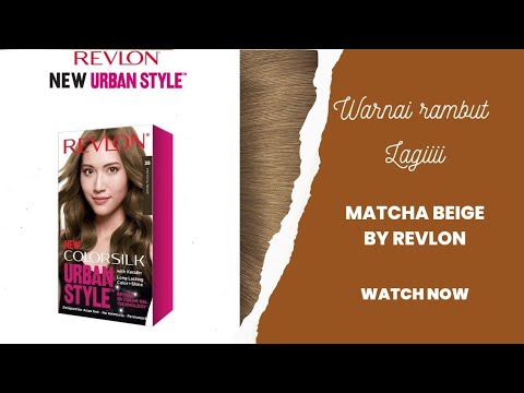 Revlon Matcha Beige Hair Colour | @ririnstefani - YouTube