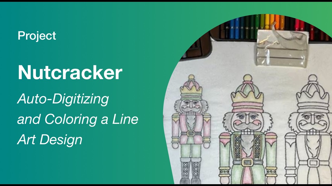 Coloring a Line Art Design - Hatch Academy Course Overview - YouTube