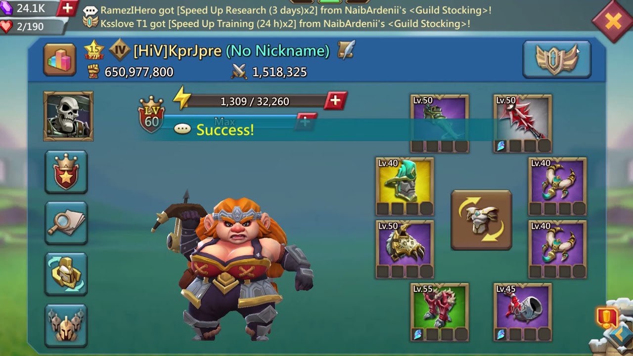 Lords Mobile Maximum Level on Adventure Quests! - YouTube