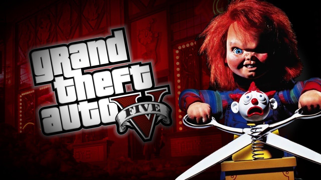 Chucky CONOCE los SANTOS GTA V MODS - YouTube