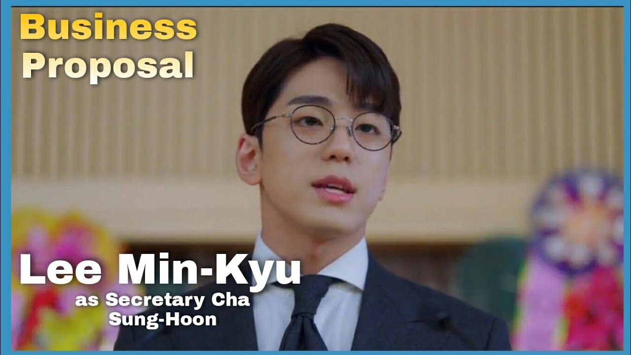 Lee Min Kyu as Secretary Cha Sung-Hoon and Brother of Kang Tae-Mu in ...