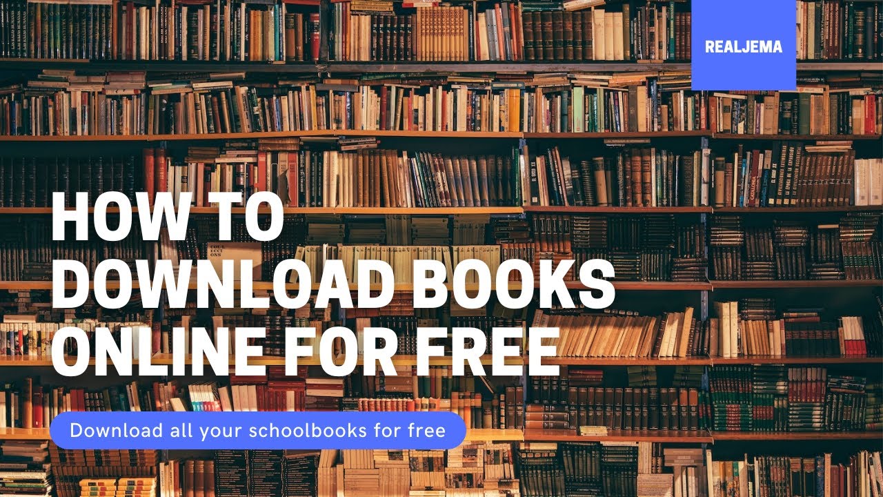 How to download books online for free - YouTube
