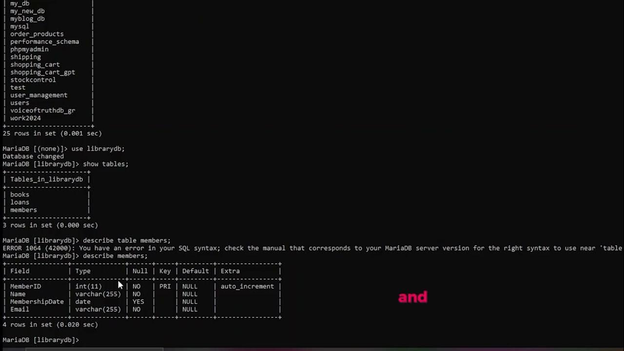 MySQL Basics #5 | Using the Command Line Interface - YouTube
