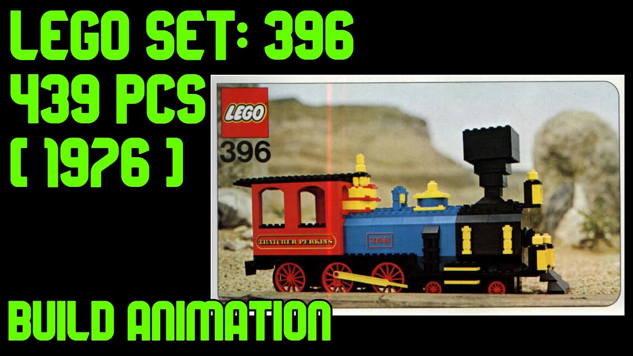 LEGO SET: 396 - Thatcher Perkins Locomotive [1976] - YouTube