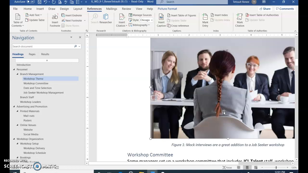 Word Module 9 Textbook Project 9.1 Part 2 - YouTube