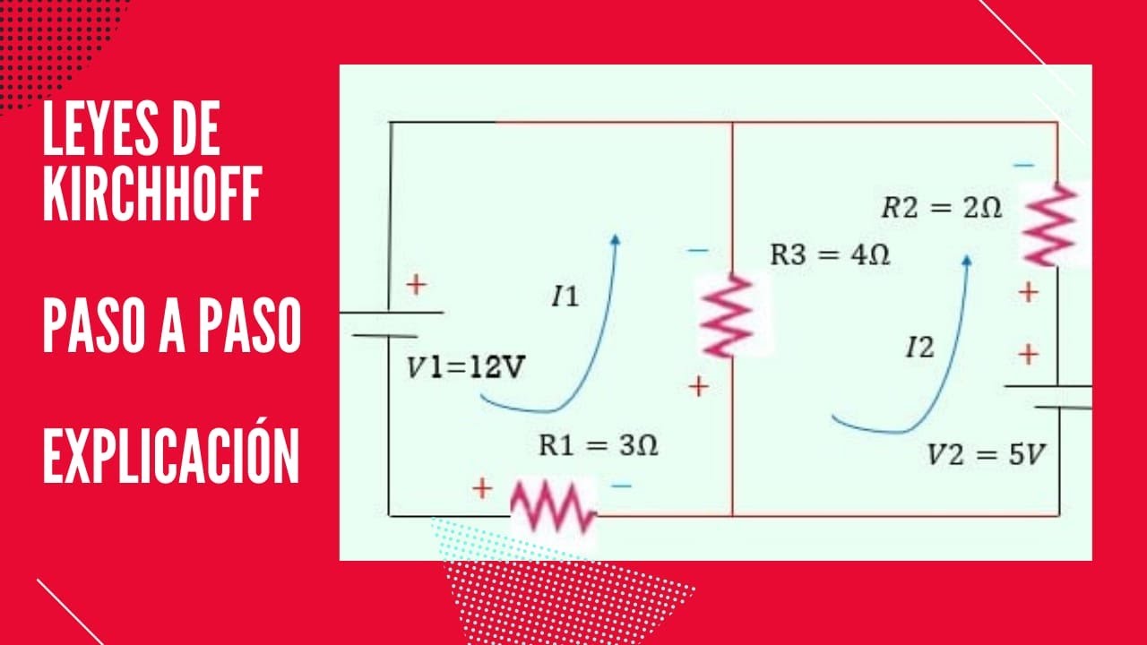 Leyes de kirchhoff | Elección de signos | Explicación paso a paso - YouTube