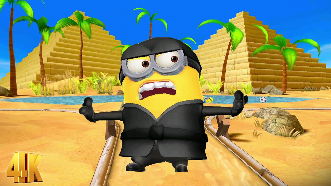 Minion Rush Gameplay (PC UHD4K 60FPS) - Ninja Minion on Special Mission ...