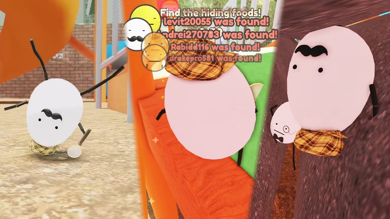 Hide and seek with Detective Egg #11 in Secret Staycation [Roblox ...