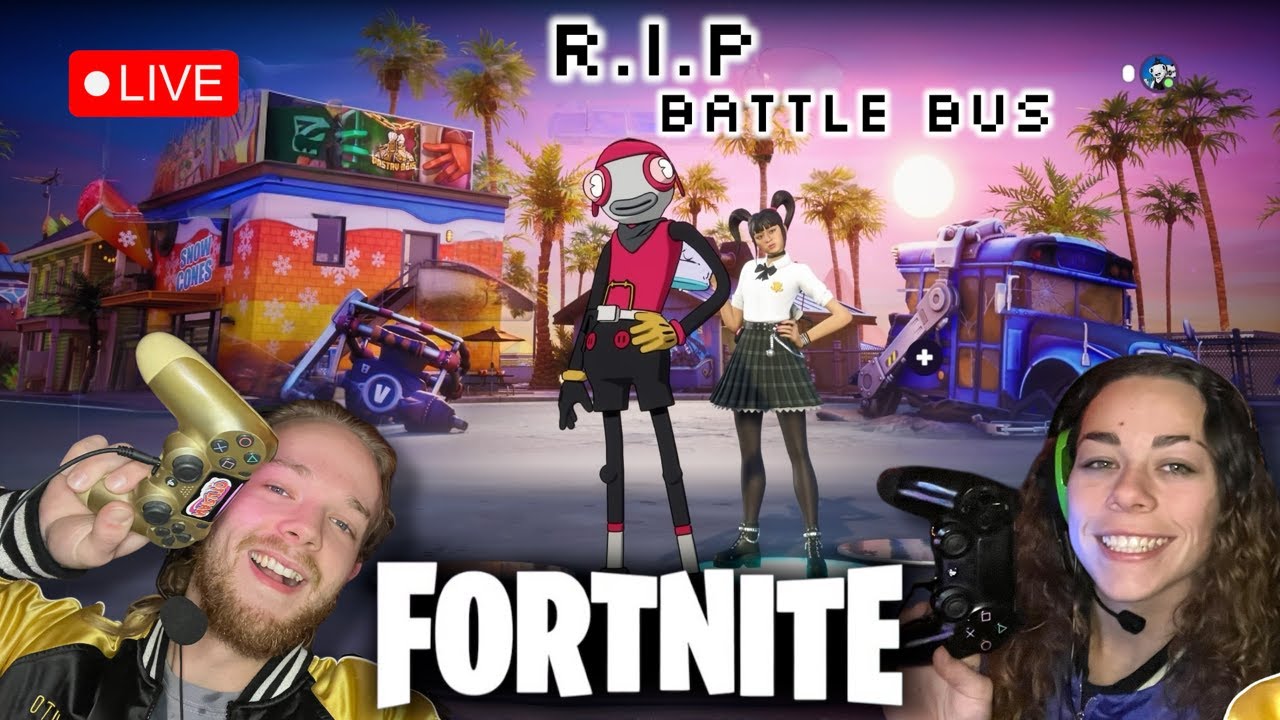 Fortnite battle bus built? | NEW CHAPTER LIVE - YouTube