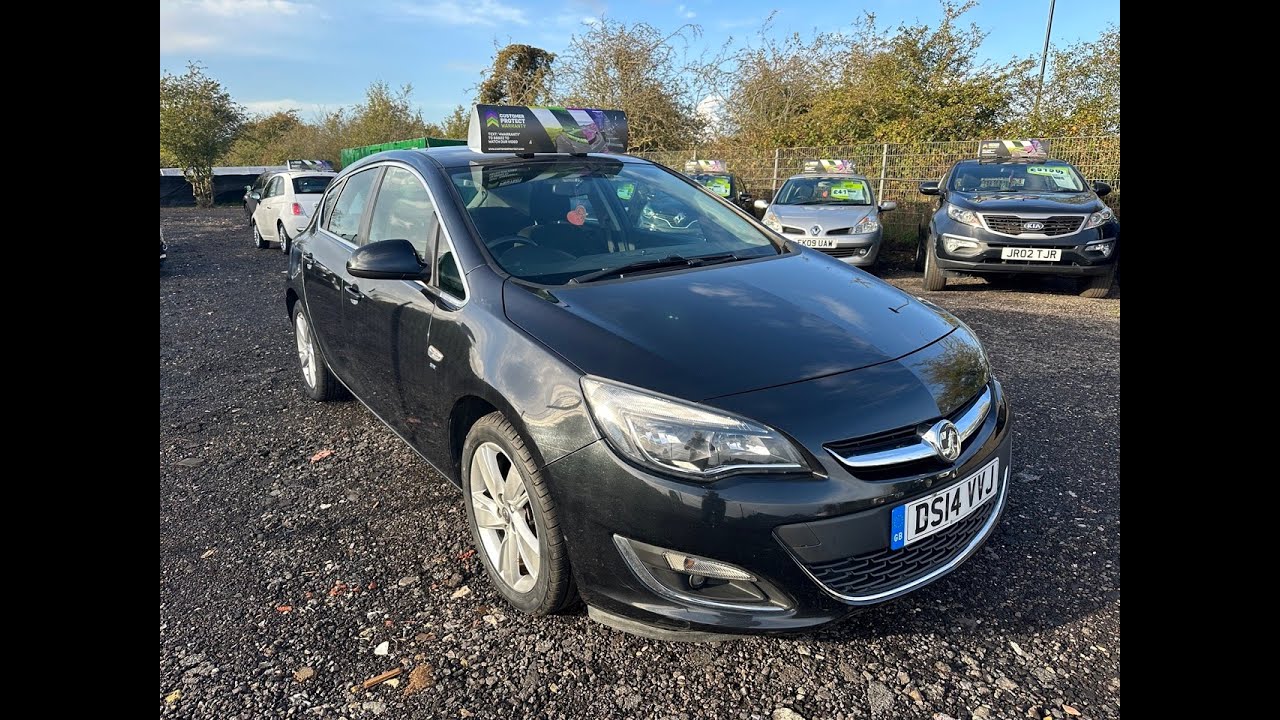 DS14VVJ - Black Vauxhall Astra - YouTube