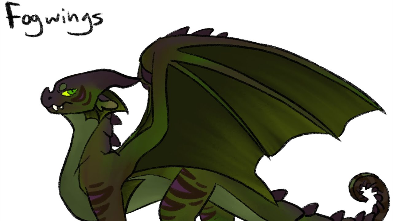 (Fogwings) WoF Original Rainwing Subspecies Speedpaint pt. 2 - YouTube