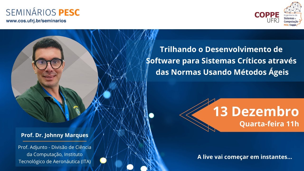 Trilhando o Desenvolvimento de Software para Sistemas Críticos - Prof ...