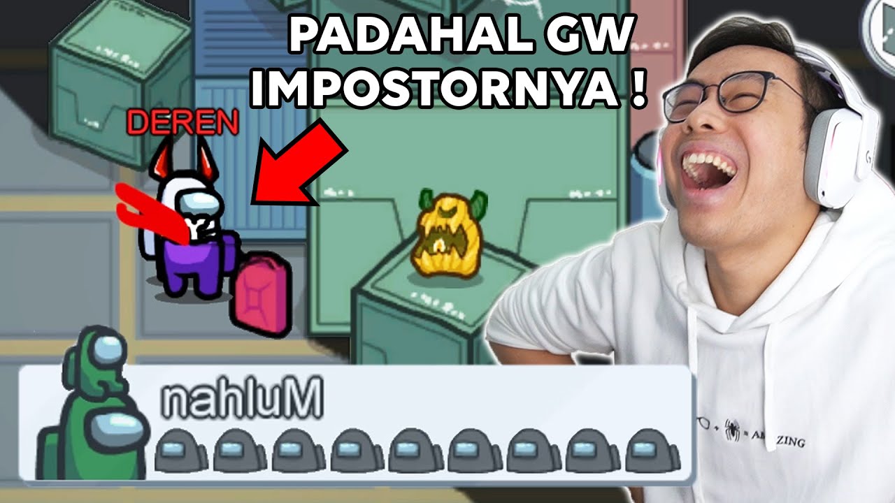 JANJIANNYA PADA SKIP, EH TAPI BOHONG! 😂 - Among Us Indonesia - YouTube