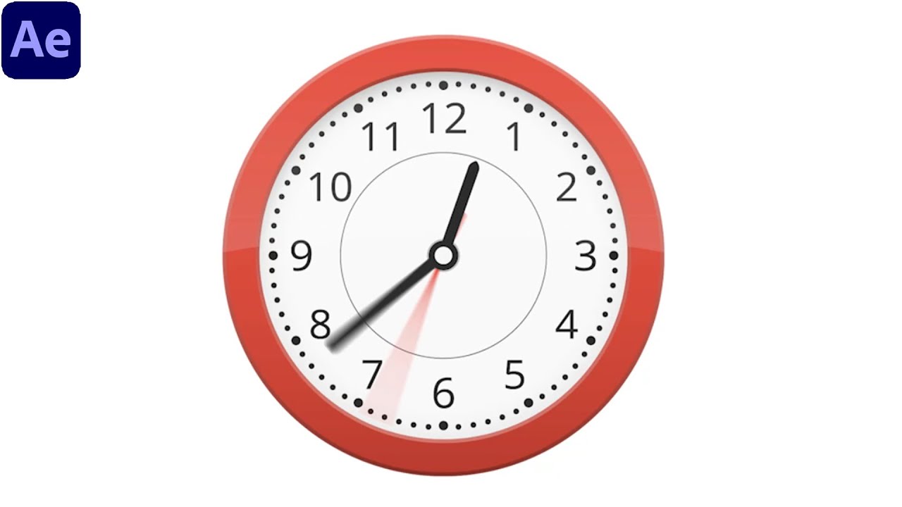 Easy 2D Clock Animation | After Effects Tutorial - YouTube