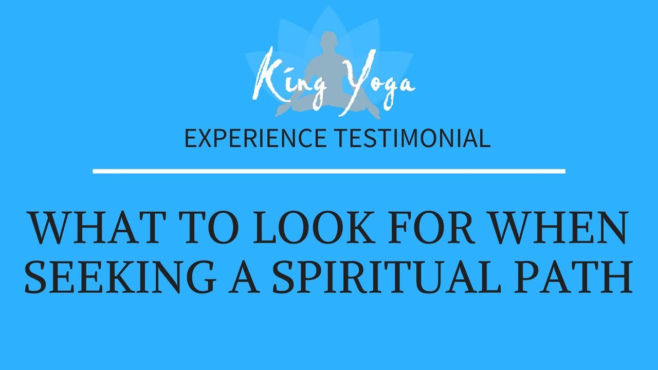 What to look out for when seeking a Spiritual Path - YouTube