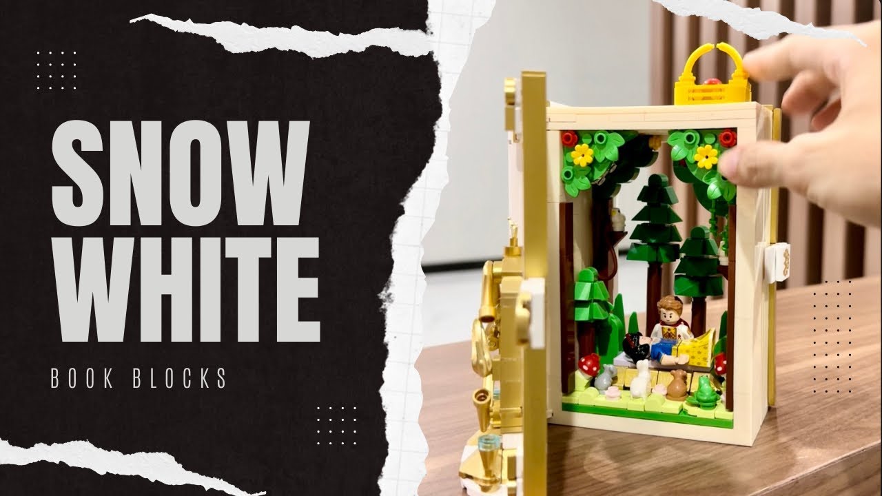 Snow White Book Block #snowwhite #block #lego - YouTube