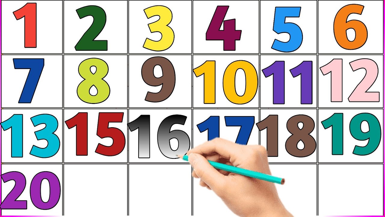 "Learn Bengali Counting | 1 2 3 4 | Bangla Numbers For Kids"। 1 to 20 ...