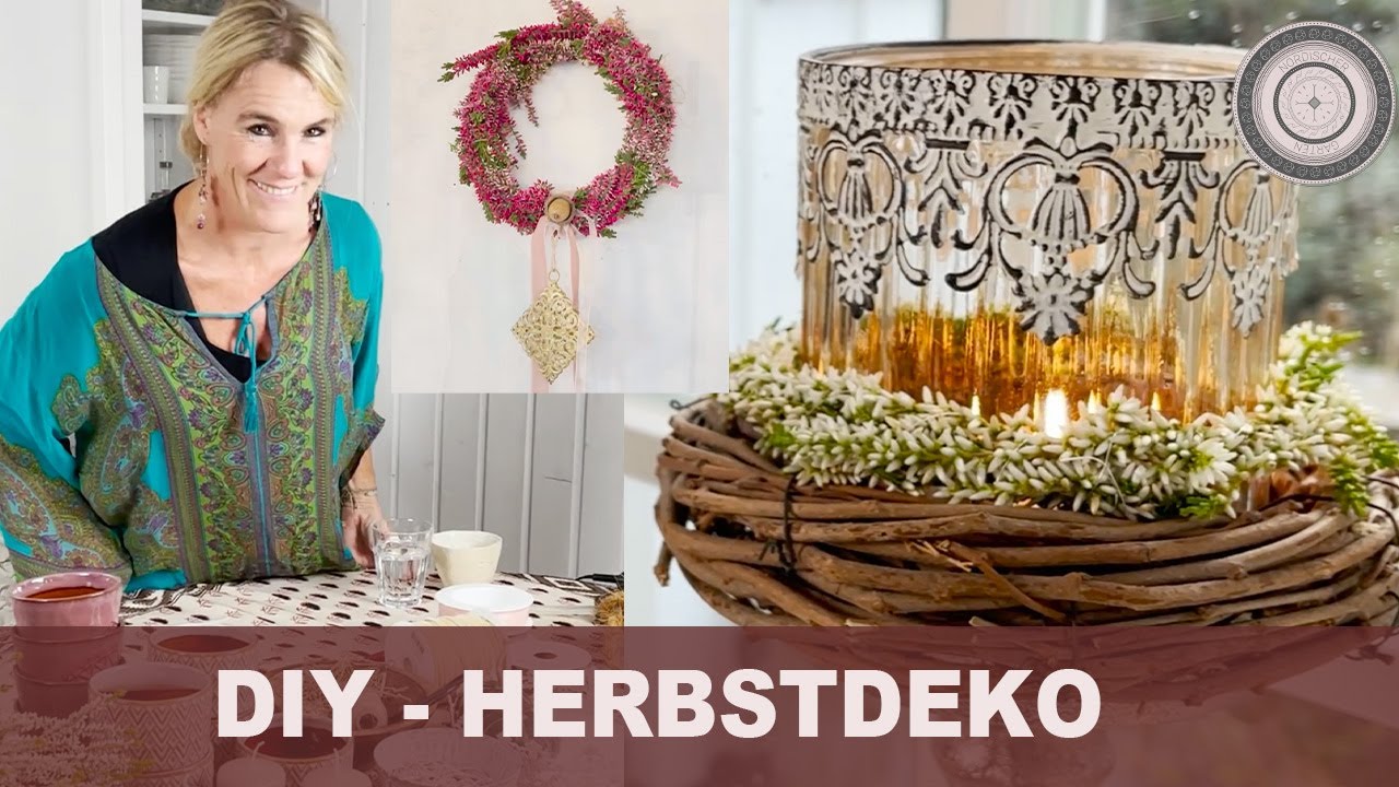 DIY - HERBSTDEKO ganz einfach zum Nachmachen, schlicht und natürlich ...