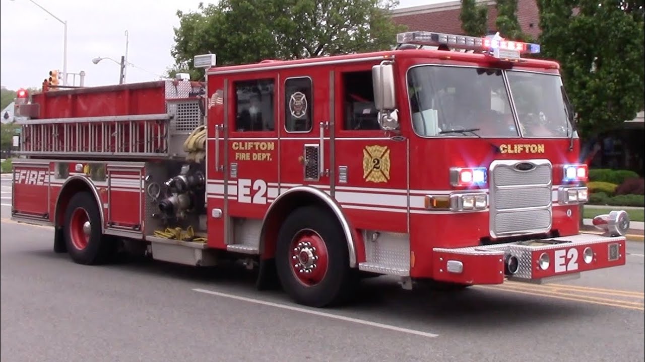 Clifton Fire Department Engine 2 Responding 5-24-20 - YouTube