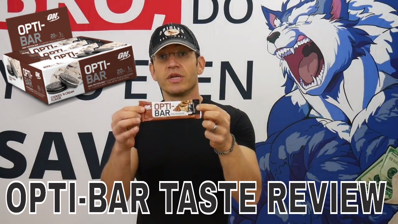 ON Opti-Bar Review - Taste Test & More - YouTube