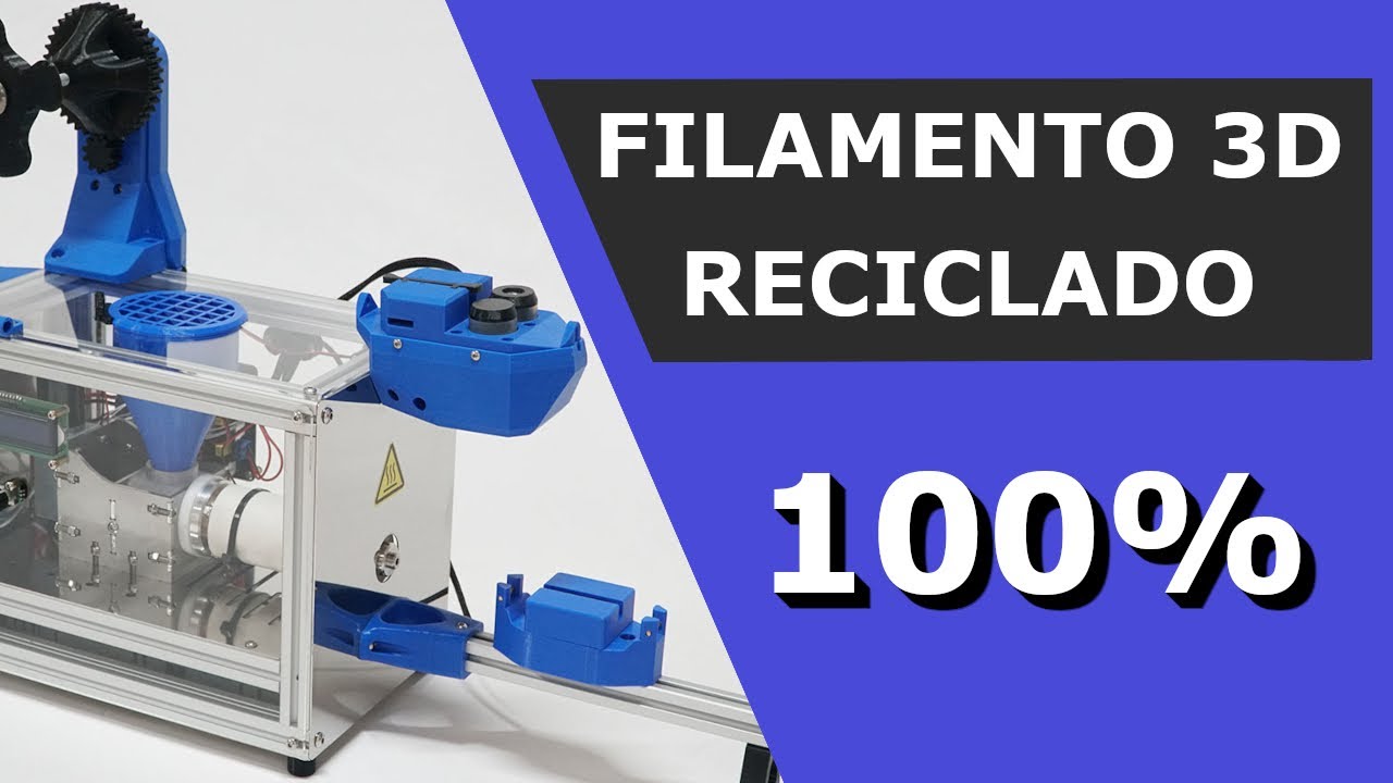 Creación de filamento reciclado 100% reutilizado a partir de soportes ...
