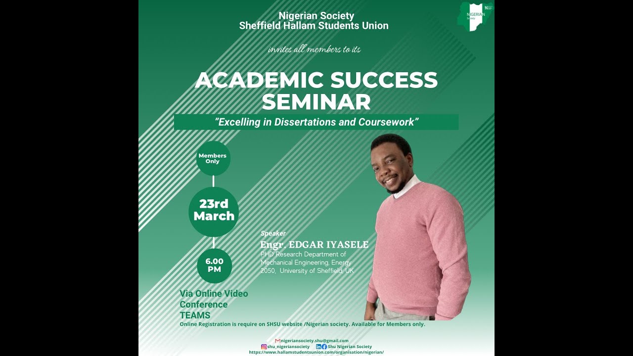 Academic Success Seminar-Excelling in Dissertation and Coursework ...