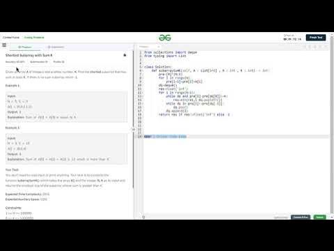 LIVE GFG Weekly Coding Contest 130 || ALL SOLUTION ||# ...