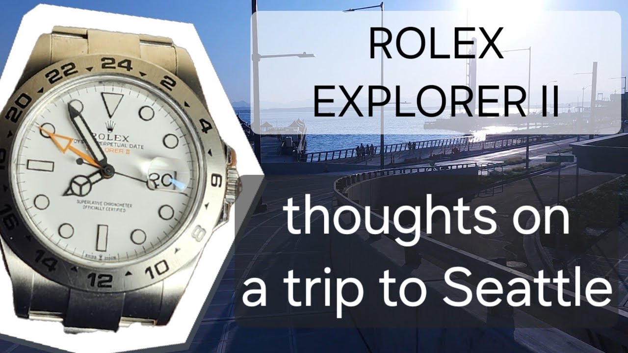 Rolex Explorer 2 (226570) - Seattle Trip Review - YouTube