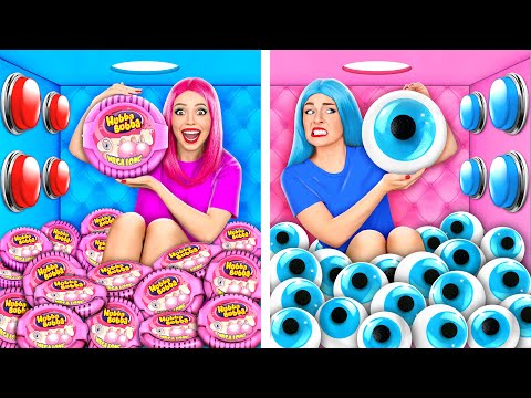 Tantangan 1000 Tombol Misteri Cuma 1 yang Ngelolosin Kamu |Situasi Lucu Multi DO Food Challenge