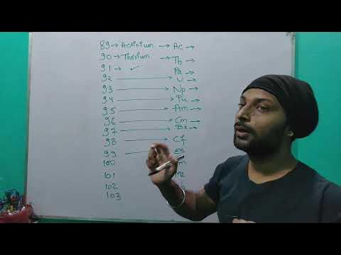 mnemonics for f block elements || lanthanides and actinoids - YouTube