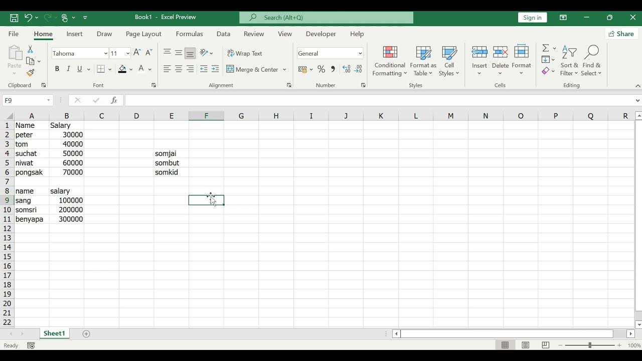 ปิดระบบ auto complete บน excel 2019 (Turn automatic completion of cell ...